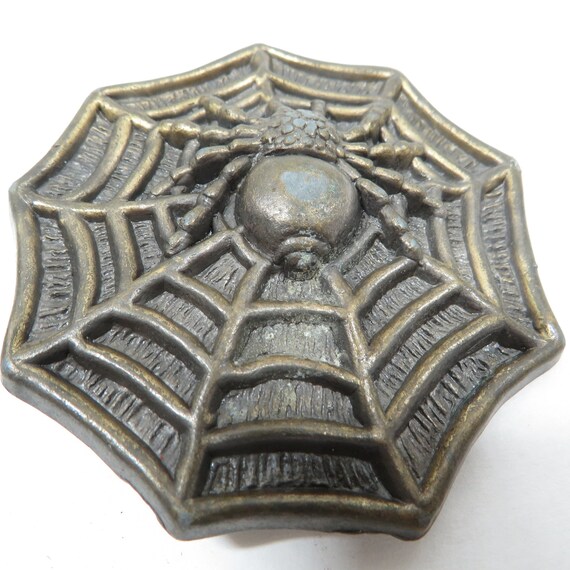 Vintage metal spider web - Gem