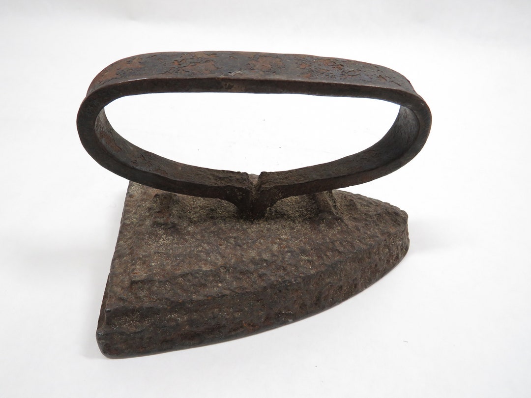 Sad Iron Primitive Antique Forged - Etsy