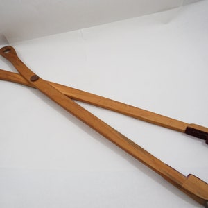 Wood Laundry Tongs Vintage Collectible - Etsy