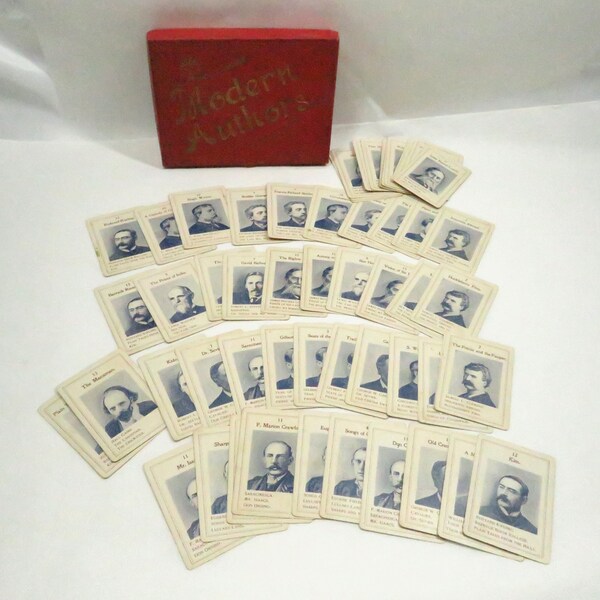 Authors Card Game - Etsy