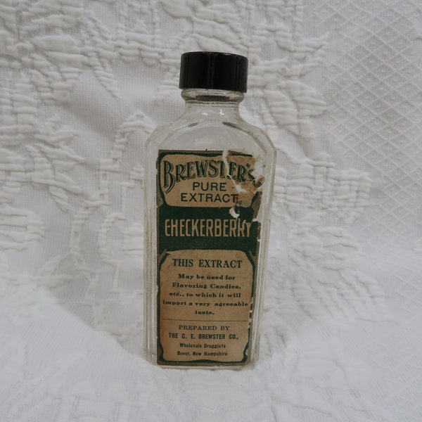 Old Extract Bottle - Etsy