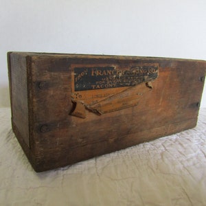 Wood Box Crate Antique Item | Etsy