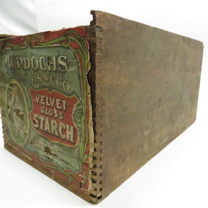 Advertising Storage Box Antique With Original Label - Etsy