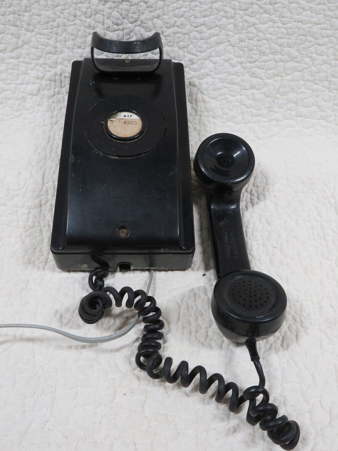 Telephone Wall Mount Western Electric Vintage | Etsy