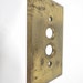 Electric Plate Push Button Brass Salvage Vintage - Etsy