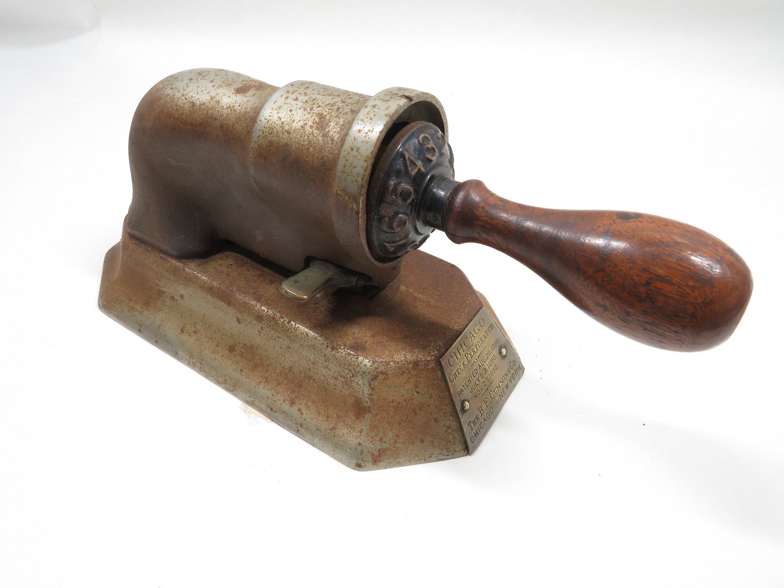Check Perforator Chicago BF Cummings Antique - Etsy