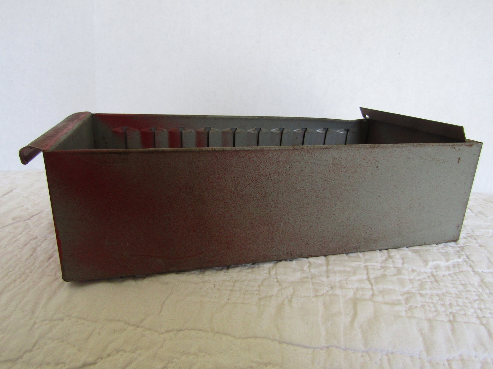 Metal box drawer Organizer vintage | Etsy