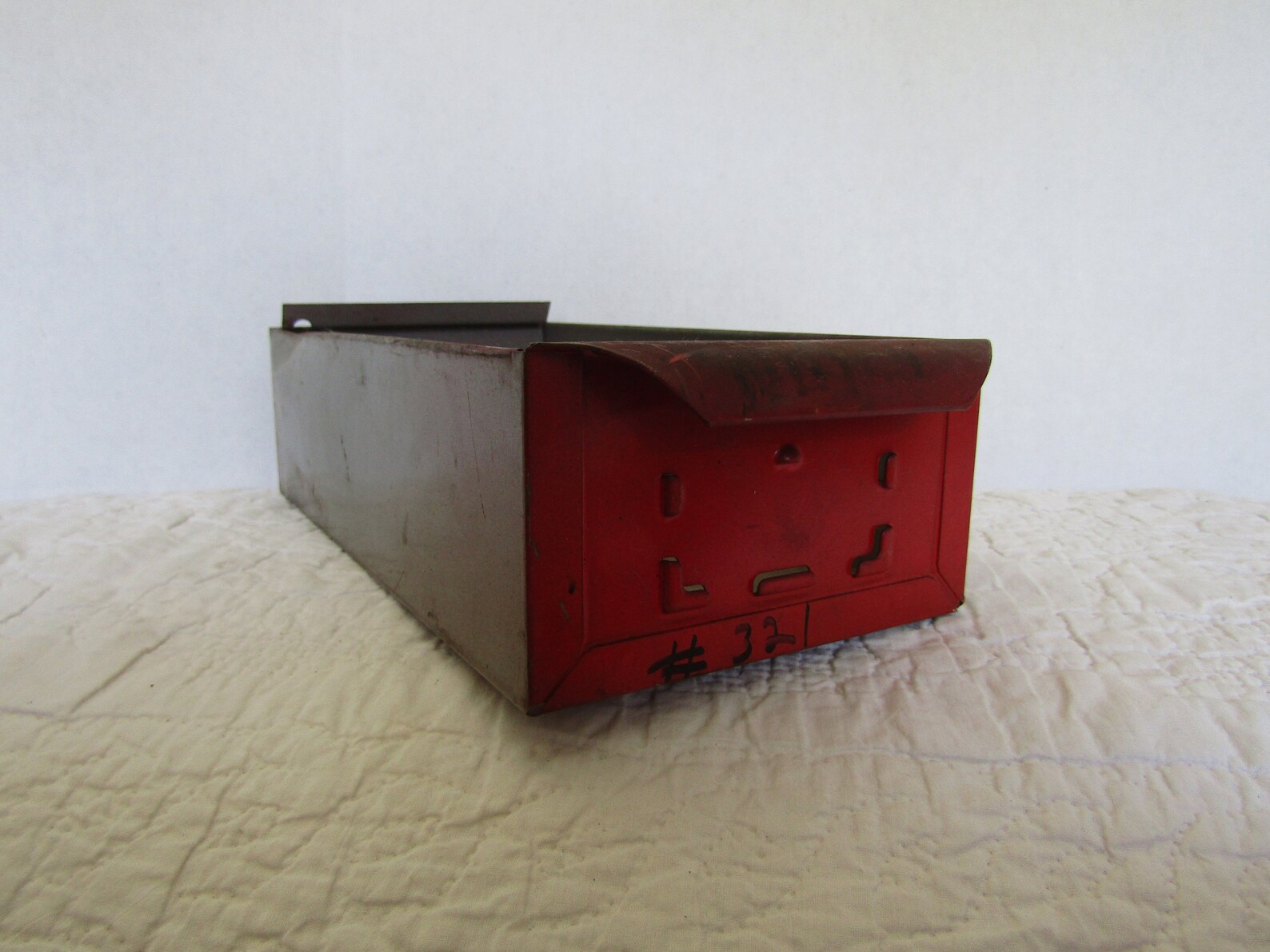 Metal box drawer Organizer vintage | Etsy