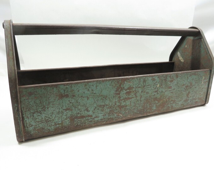 Tool Caddy Storage Metal Tray Vintage - Etsy