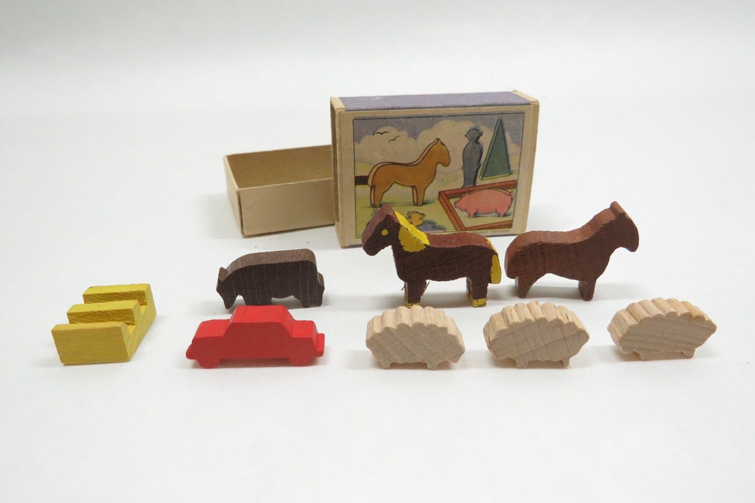Matchbox Wood Toy Vintage Miniature Nos - Etsy