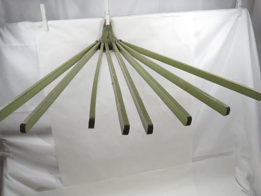 Drying Rack Wood Folding Wall Mount Vintage - Etsy
