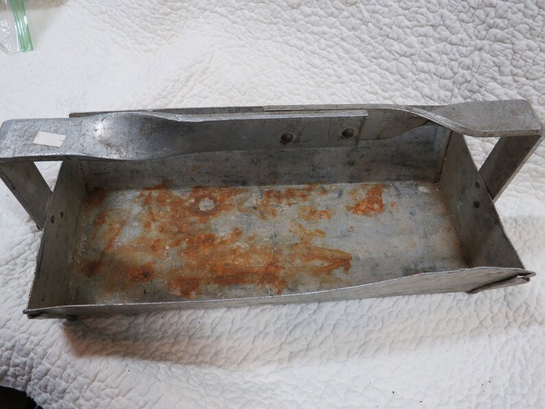 Metal Box Rectangular With Handle Vintage | Etsy