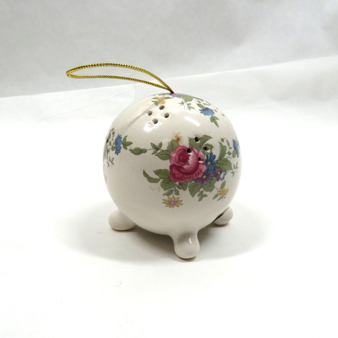 Pomander Scent Ball Pink Roses Retro Nos Vintage Accent - Etsy