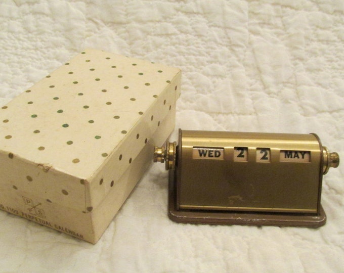 Antique Perpetual Calendar in Original Box SALE - Etsy