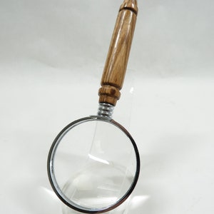 Magnifying Glass Hand Turned Wood Handle - Etsy