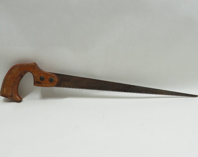 Hand Saw Wood and Steel Vintage Tool - Etsy