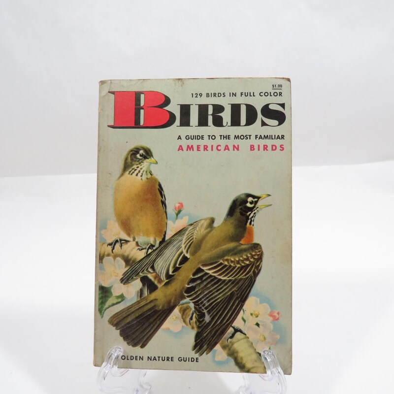 Vintage Bird Book - Etsy