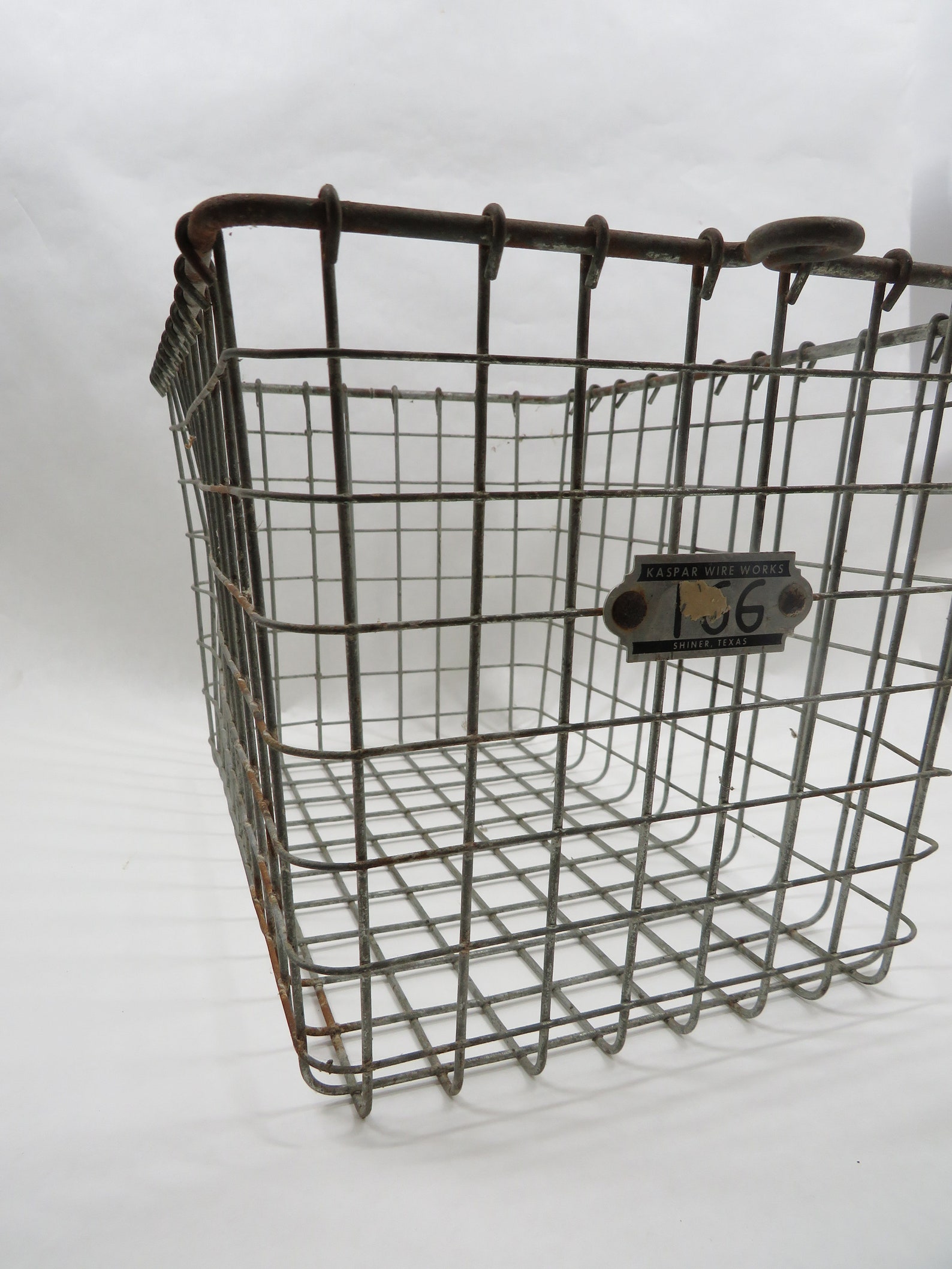 Metal Wire Locker Basket Vintage - Etsy