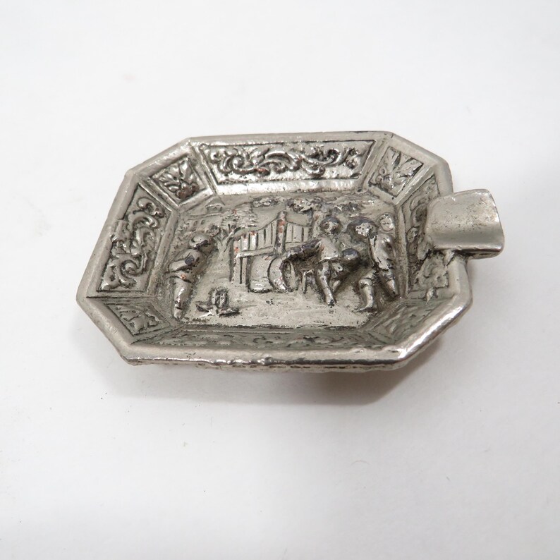 Metal Ashtray Vintage Home Collectible Storage Tray - Etsy