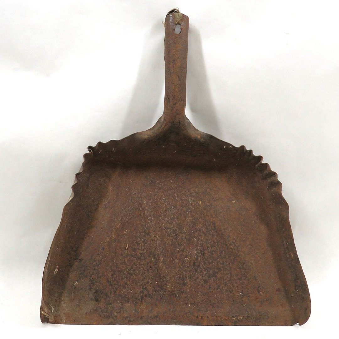Dust Pan Large Metal Antique - Etsy