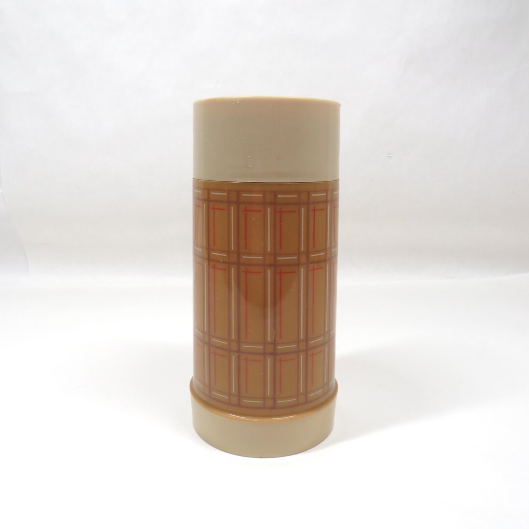 Plaid Thermos Aladdin Vintage Mid Century Best Buy Travel - Etsy