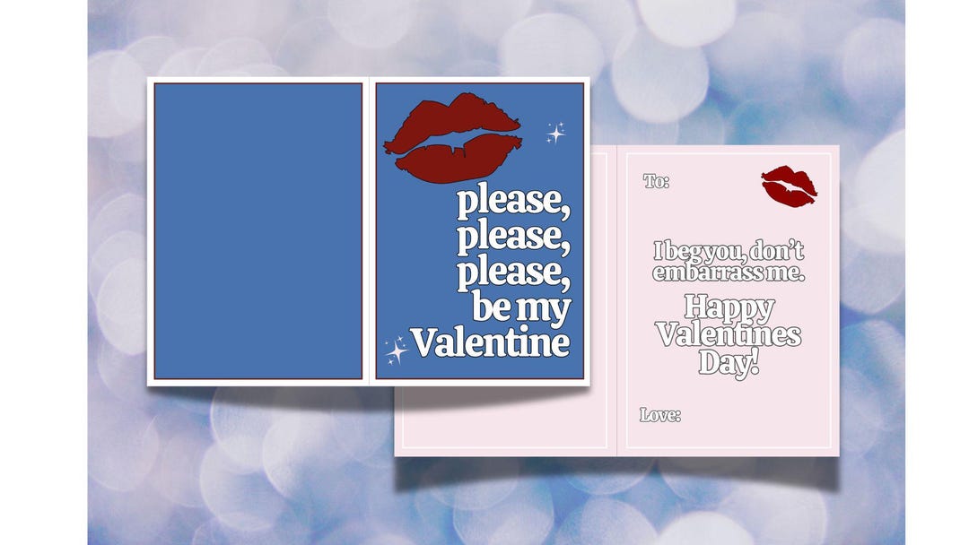 Sabrina Valentines Day Card Please Be My Valentine Short N' Sweet ...