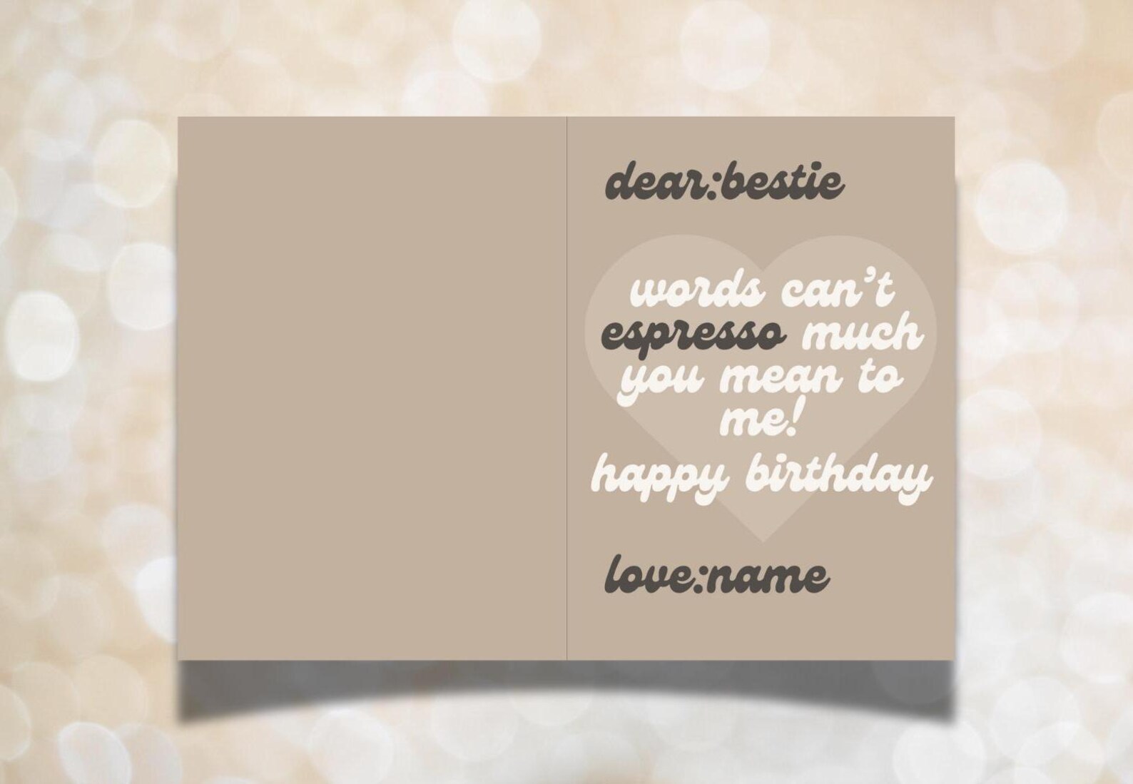 A Tini Bit Older Editable Birthday Card | TWO Designs Included (digital ...