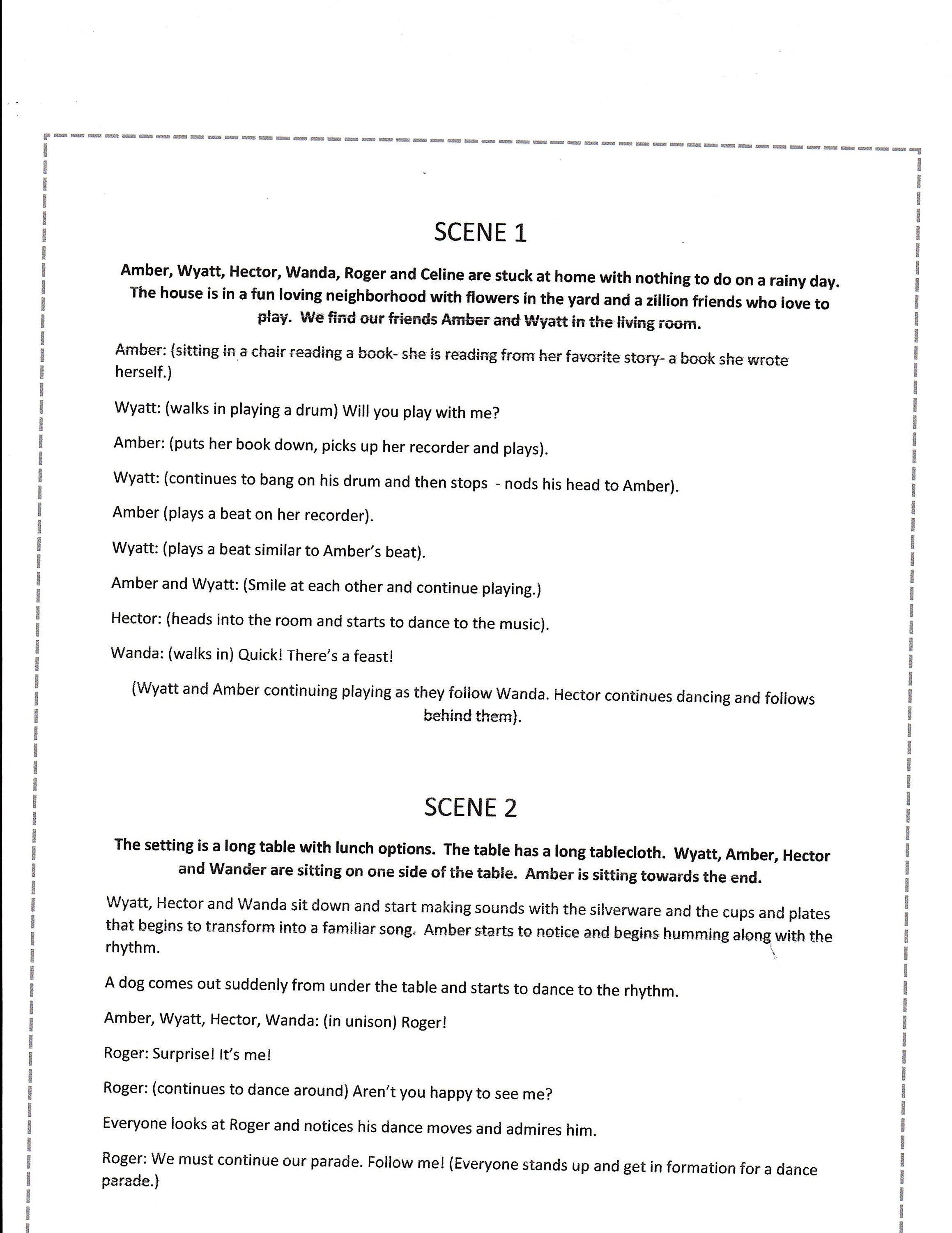 Kids Script K-4th Grade Friendship School Play There's an Ostrich in ...