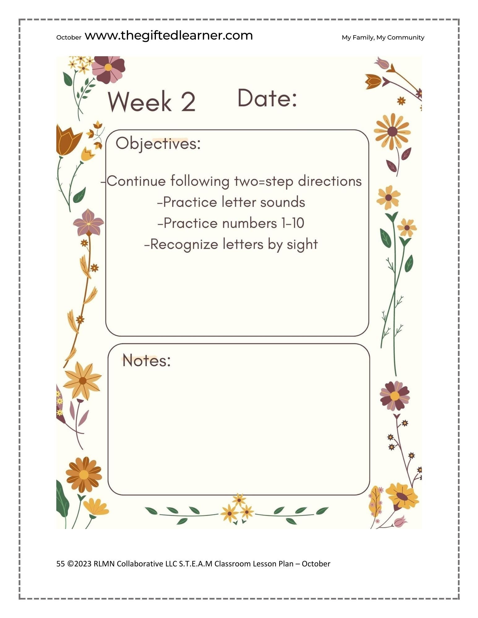 Preschool Curriculum Lesson Plans Fully Written STEAM Reggio Montessori ...