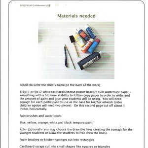 30 Preschool Art Lessons Bundle Famous Artists Art and Learning EASY ...