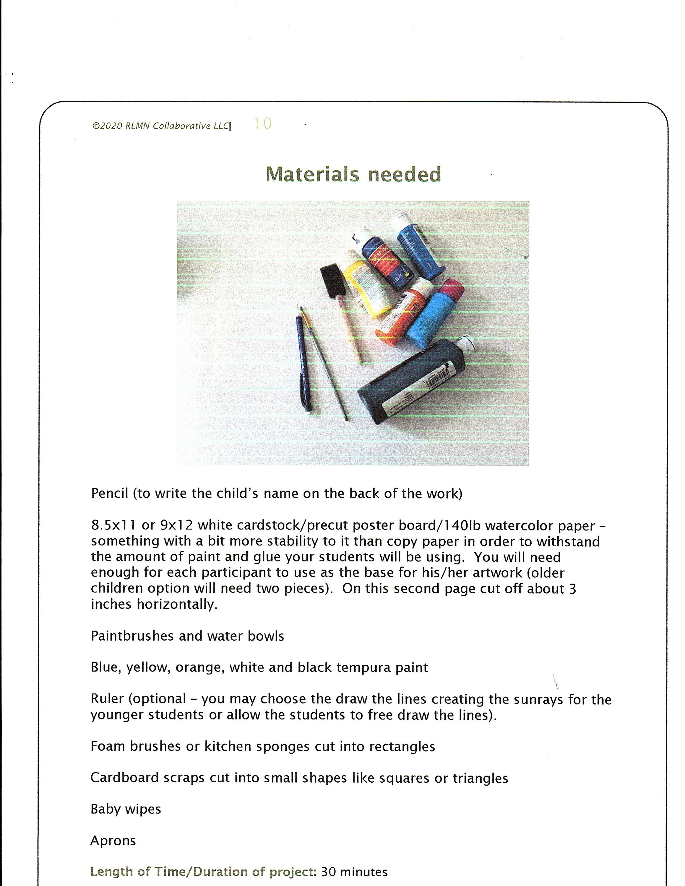 BUNDLE 5 Preschool Art Lessons Bundle 6 Famous Artists Art and - Etsy