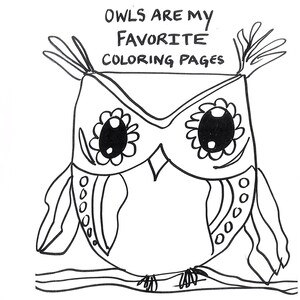 PDF OWLS Coloring Pages Owls My Favorite 40 Owls to Color Meditation ...