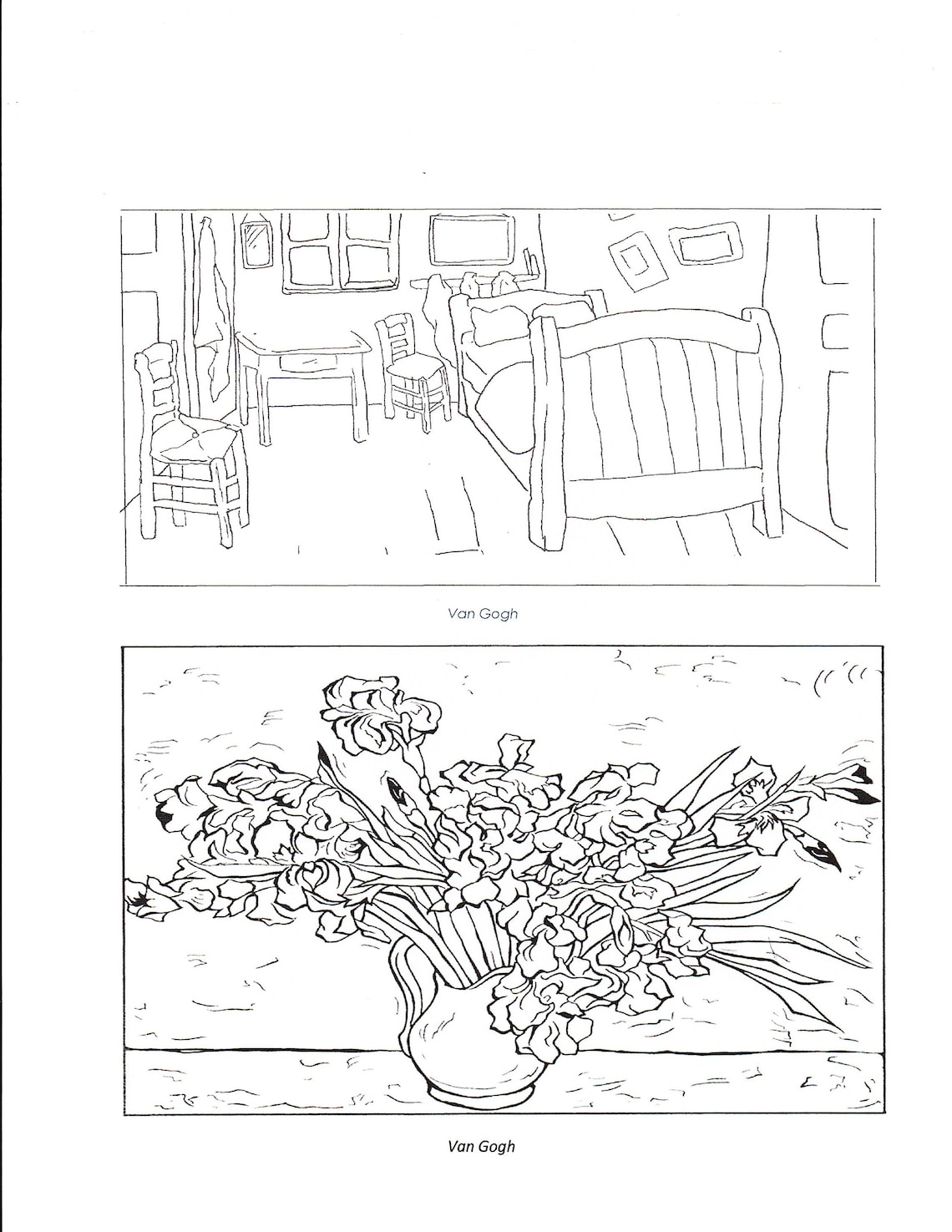 Famous Artists Coloring Pages Fast Finishers Artist Books Calm ...