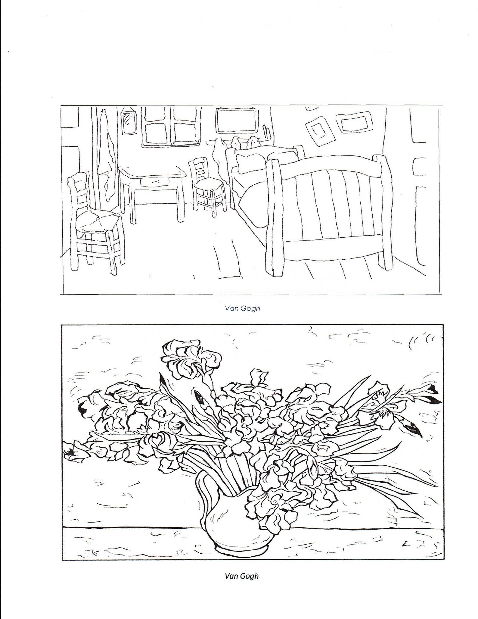Famous Artists Coloring Pages Fast Finishers Artist Books Calm ...