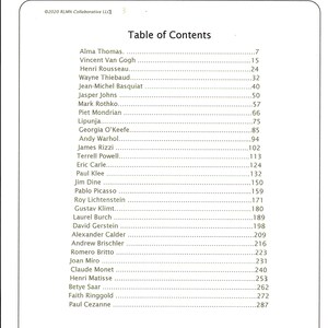 30 Preschool Art Lessons Bundle Famous Artists Art and Learning EASY ...