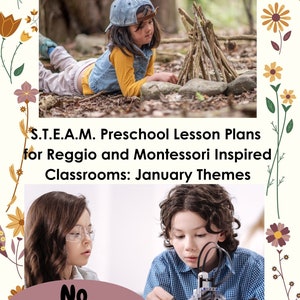 Preschool Lesson Plans Daily Curriculum STEAM Reggio Montessori January ...