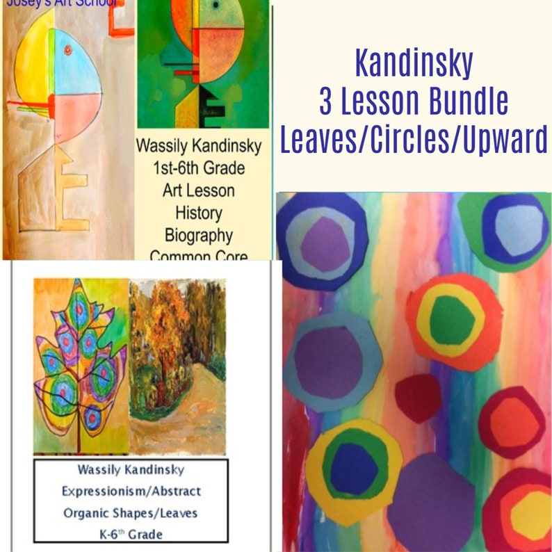 Kandinsky Art Lessons Elementary Art Lesson Bundle Wassily Kid Study ...