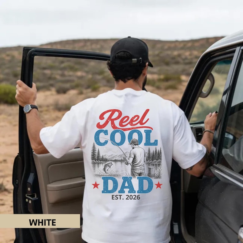 Reel Cool Dad Fishing Shirt, Fishing Shirt Personalized, Fathers Day ...