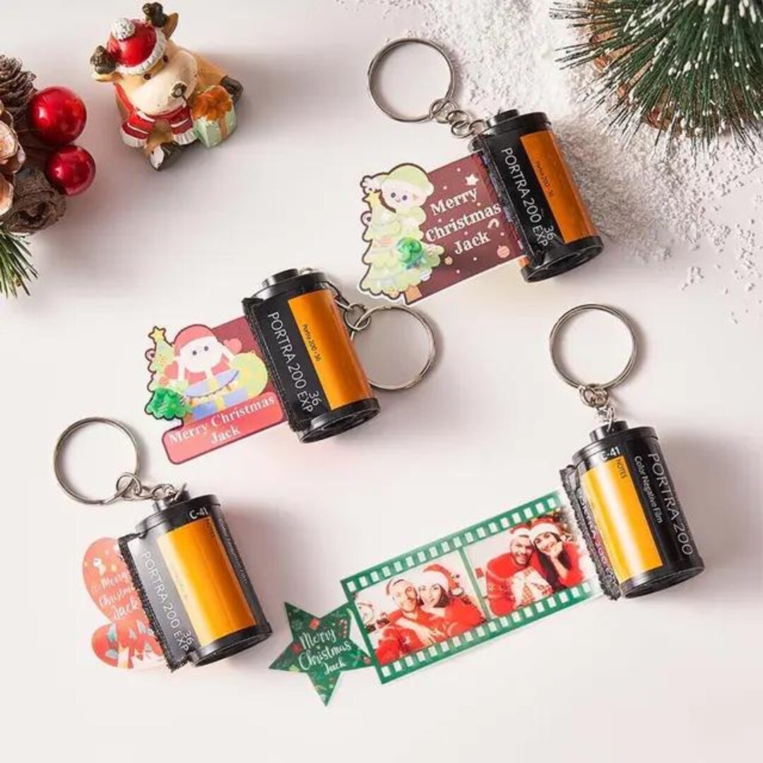 Personalized Photo Film Roll Keychain | Custom Keepsake Gift - Etsy