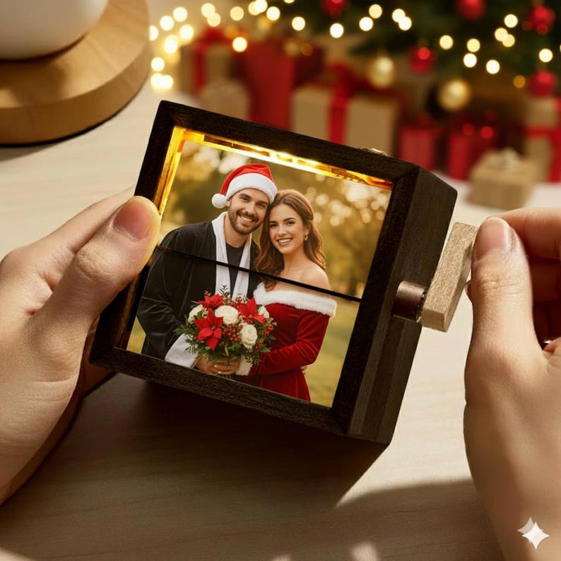 Personalized Photo Flipbook Frame, Custom Animation Box With Light - Etsy
