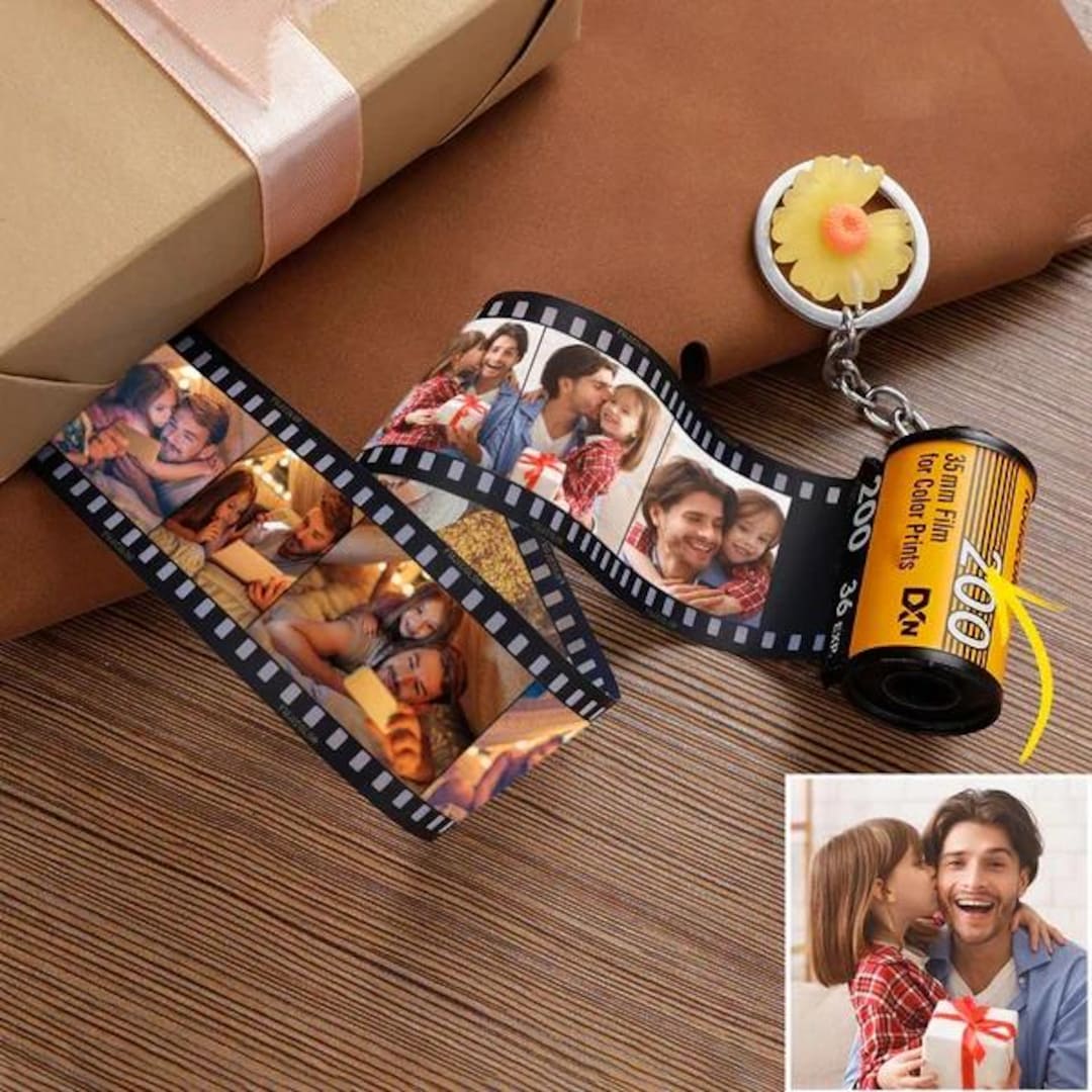 Custom Film Roll Keychain - Personalized Photo Gift for Any Occasion - Etsy