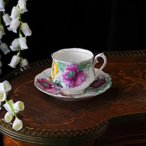 Royal Albert 'august' Flower of the Month 'poppy' Bone China - Etsy