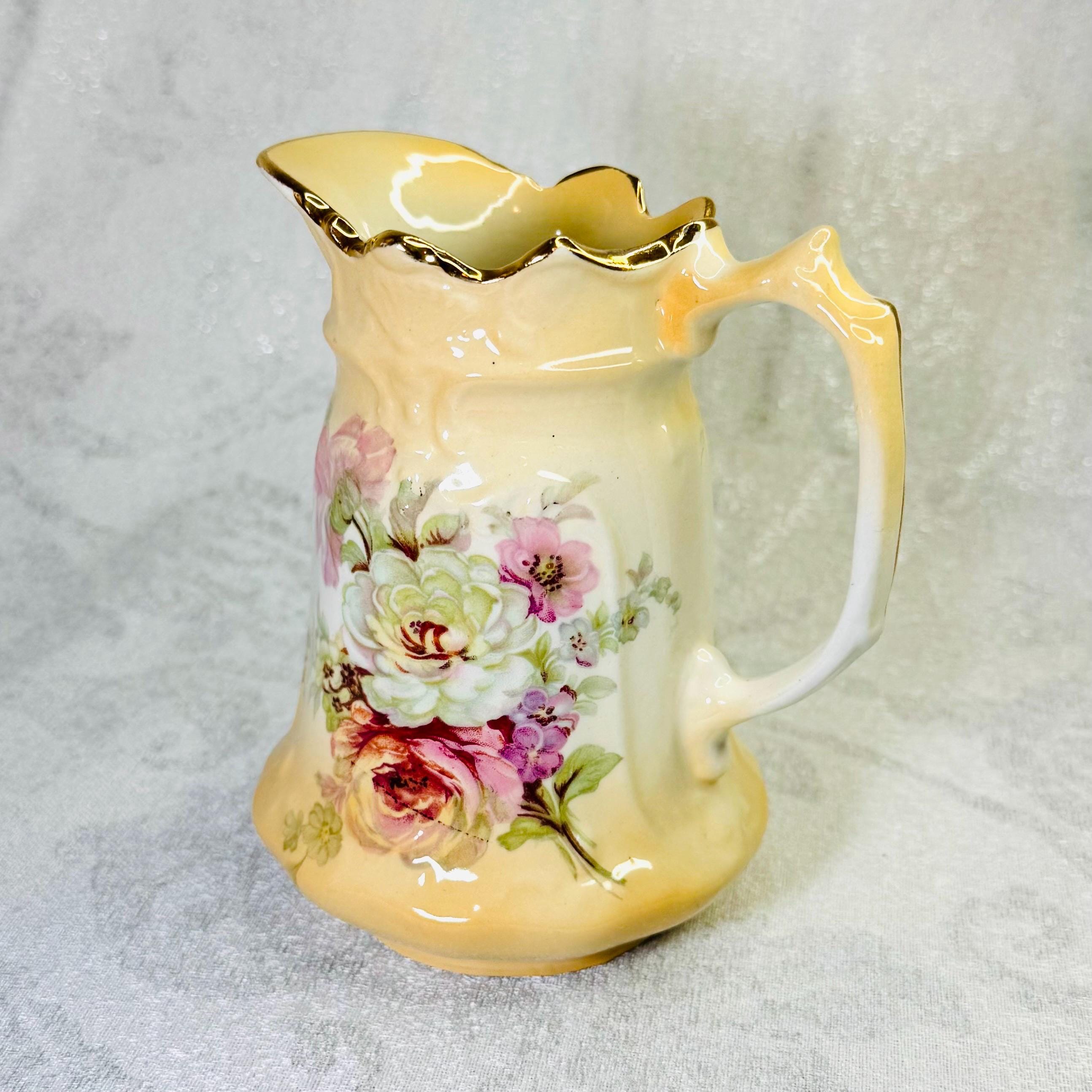 Vintage James Kent Old Foley Creamer – Hand-painted Roses Floral Design ...