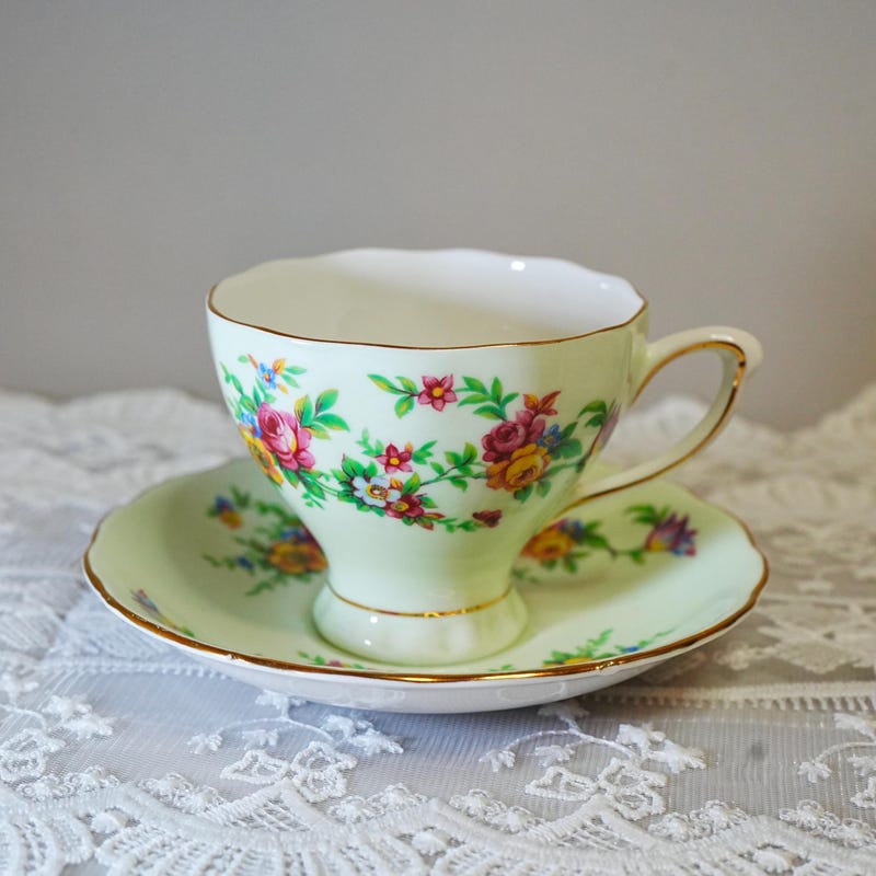 Bone China Floral - Etsy