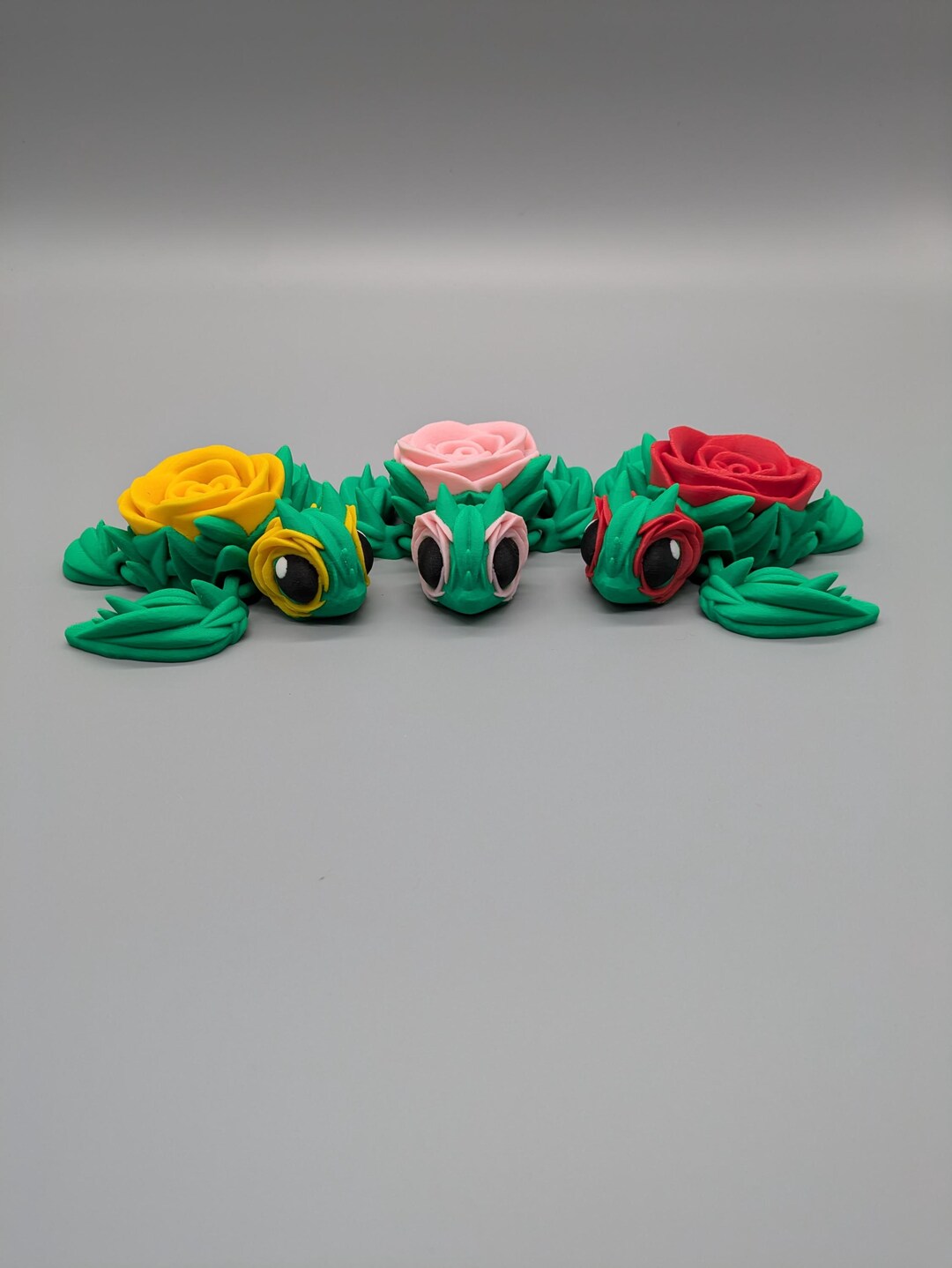 Beautiful 3D Printed Articulated Rose Turtles "rosurtles"-perfect for ...