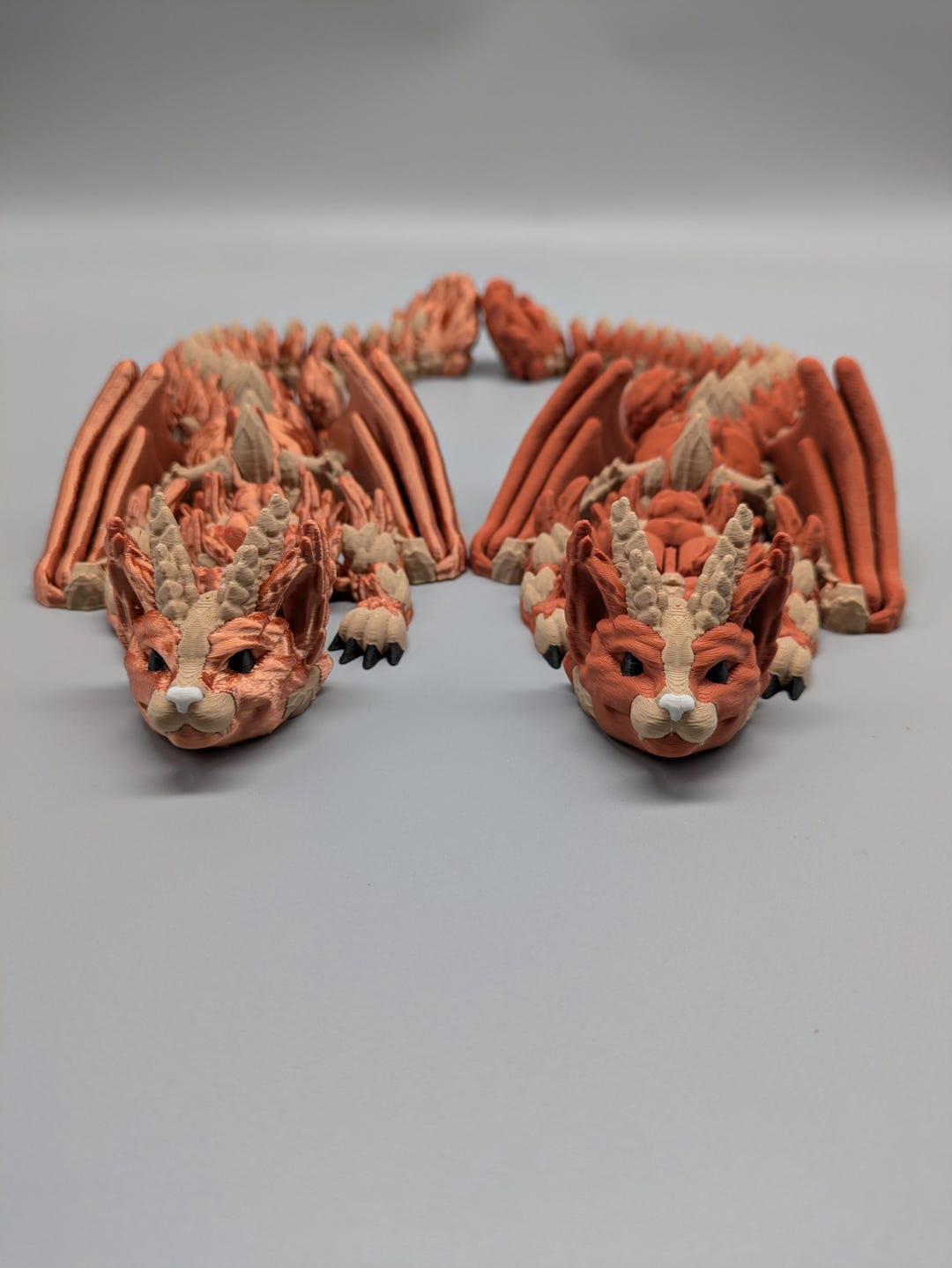 3D Printed Articulated Cat Dragon - Etsy