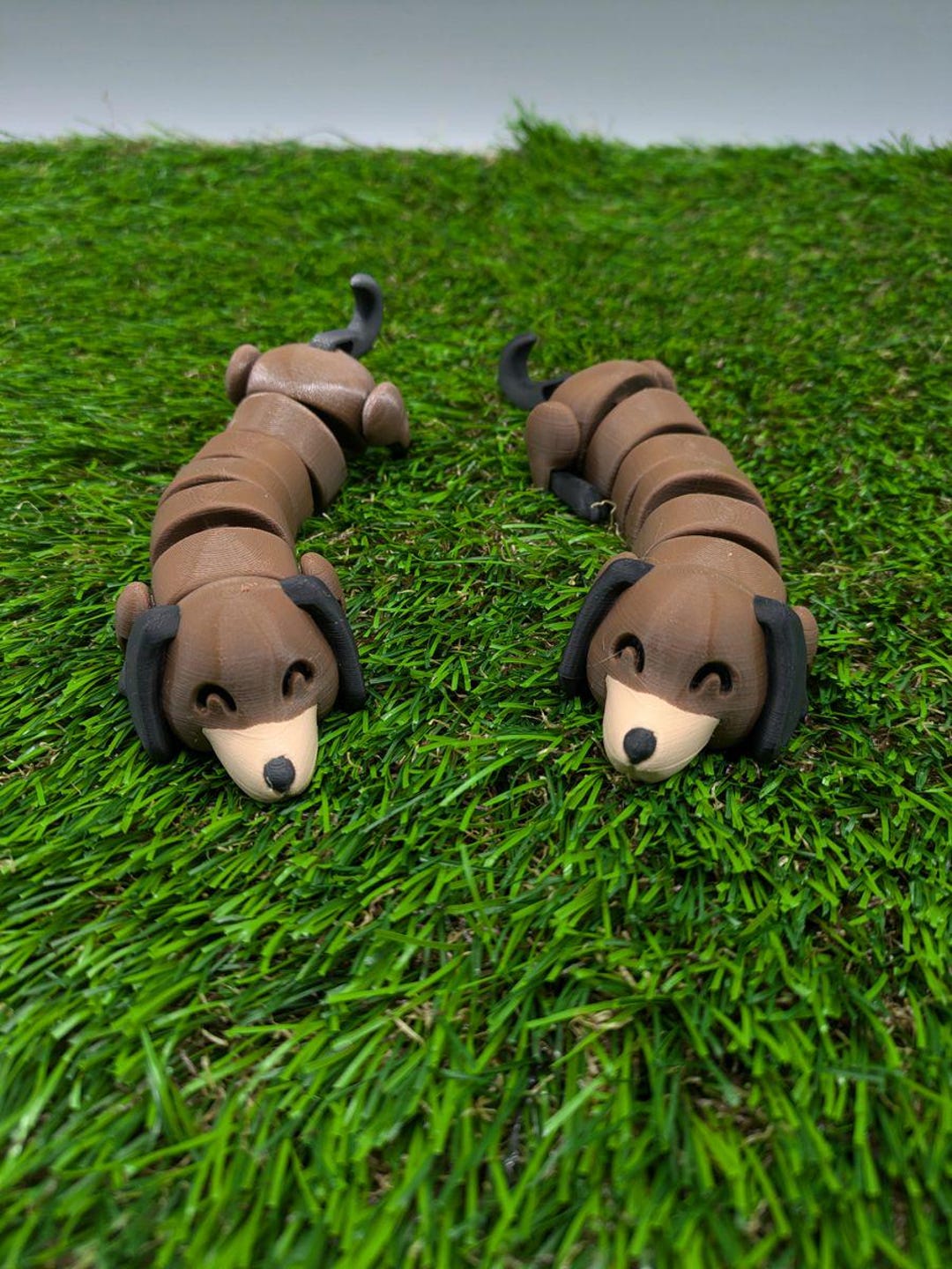 Flexi Dachshund Articulated Dog Toy - 3D Printed PLA Plastic, 6.5 ...