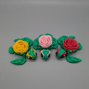 Beautiful 3D Printed Articulated Rose Turtles "rosurtles"-perfect for ...