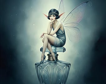 Lila | Watercolor Fairy Art | Serene, Nature-inspired Digital Download ...