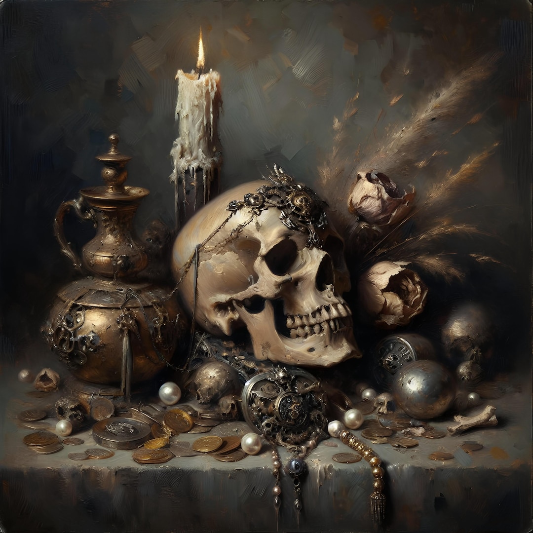 Victorian Dusk | Gothic Still Life | Dark Academia | Memento Mori ...
